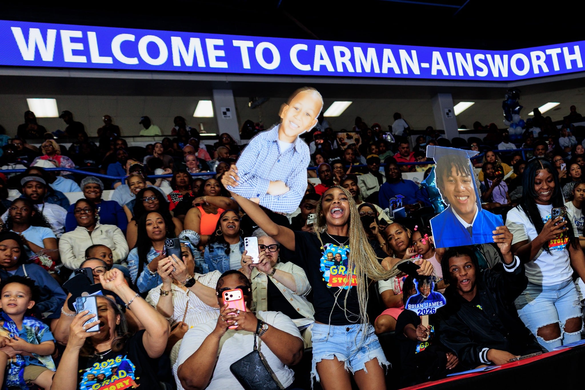 Photos: Caps, gowns, celebration at Carman-Ainsworth commencement ...